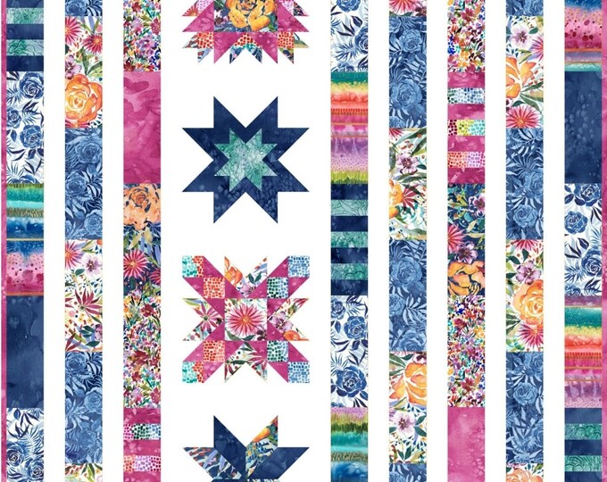 Watercolor Swirl Quilt Kit 56"x63" by Create Joy Project Featuring ...