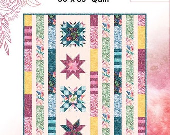 Garden Lattice Quilt Pattern 4 Size Variations by Create Joy Project ...