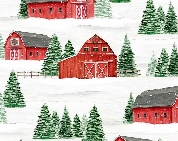 Country Cardinals Multi Scenic Barn Print by Danielle Murray for ...