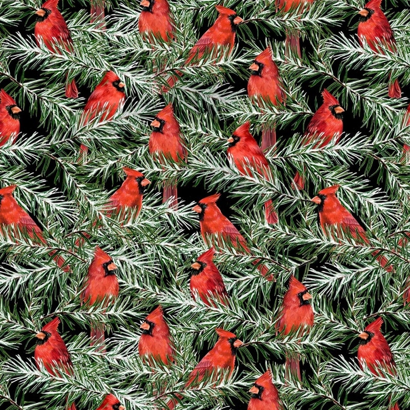 Cardinal Quilt Block - Etsy