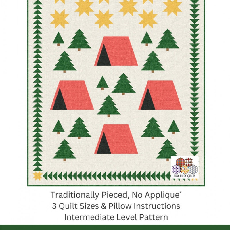Camping Quilt Pattern - Etsy