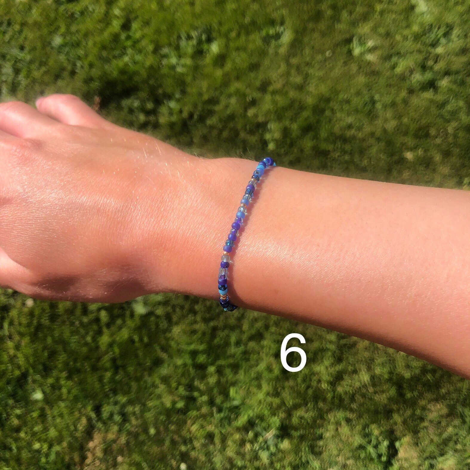 Elasticated Beaded Bracelets. Handmade - Etsy UK