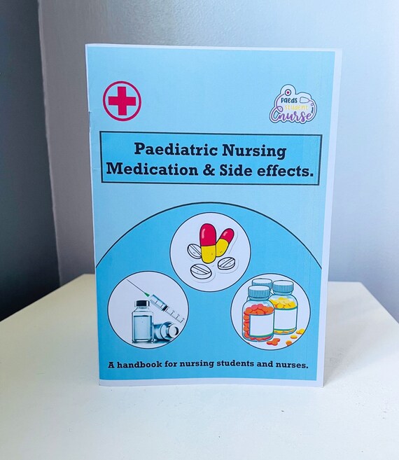 Nursing Medication Book child Nursing Handbook Drug Groups - Etsy