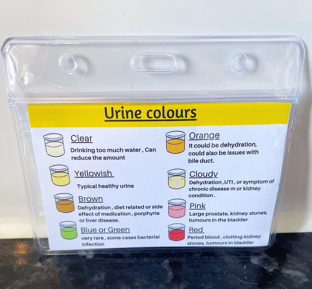 Nursing Lanyard Card | Urine Colour +bristol Stool Chart |child Nursing ...