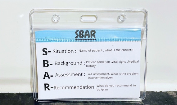 Nursing SBAR Lanyard Card Nursing Essentials child Nursing - Etsy UK