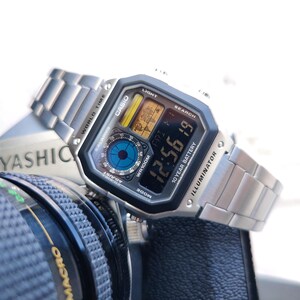 Custom Casio Mod AE-1200 Mod With Half Negative & Colorfull Modified ...