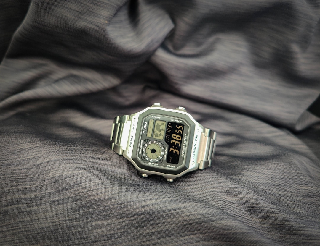 Custom Casio Mod AE-1200 Negative Display - Casio Royale - High-quality Mods - Customized Wrist ...