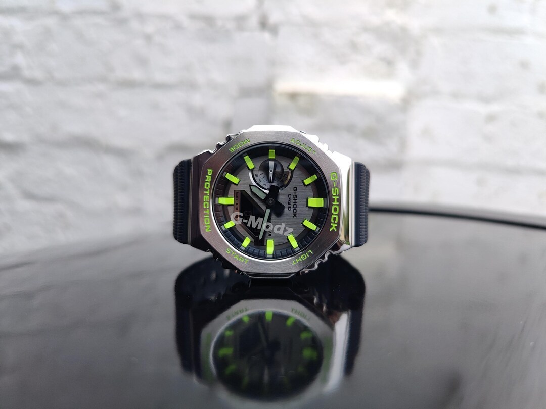 Casioak Mod Yellow Neon UV Reactive Rave Blacklight Glow Steel Mod ...