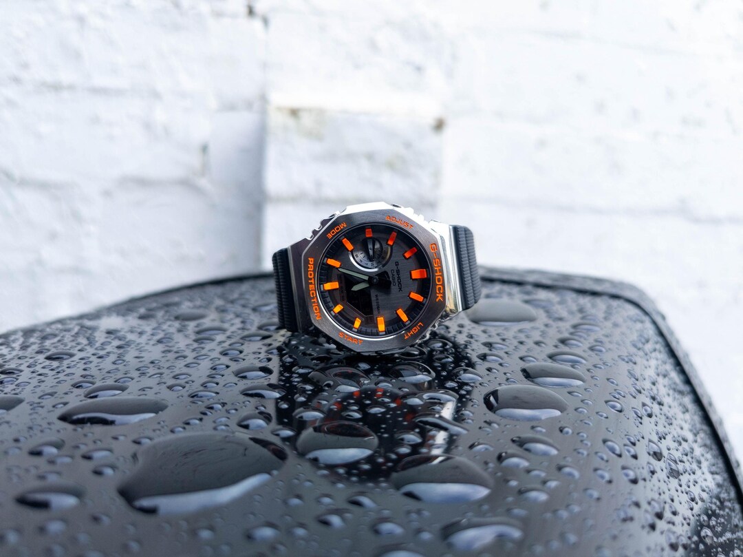 Casioak Mod Orange Neon UV Reactive Rave Blacklight Glow Steel Mod ...