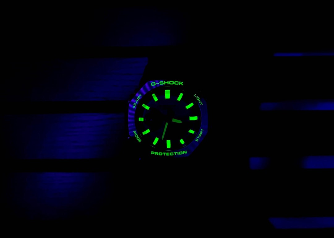 Casioak Mod Green Neon Acid UV Reactive Rave Blacklight Glow Steel Mod ...