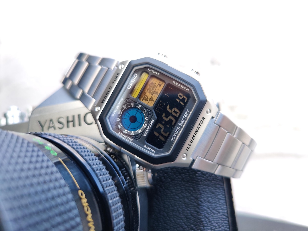 Custom Casio Mod AE-1200 Mod With Half Negative & Colorfull Modified ...