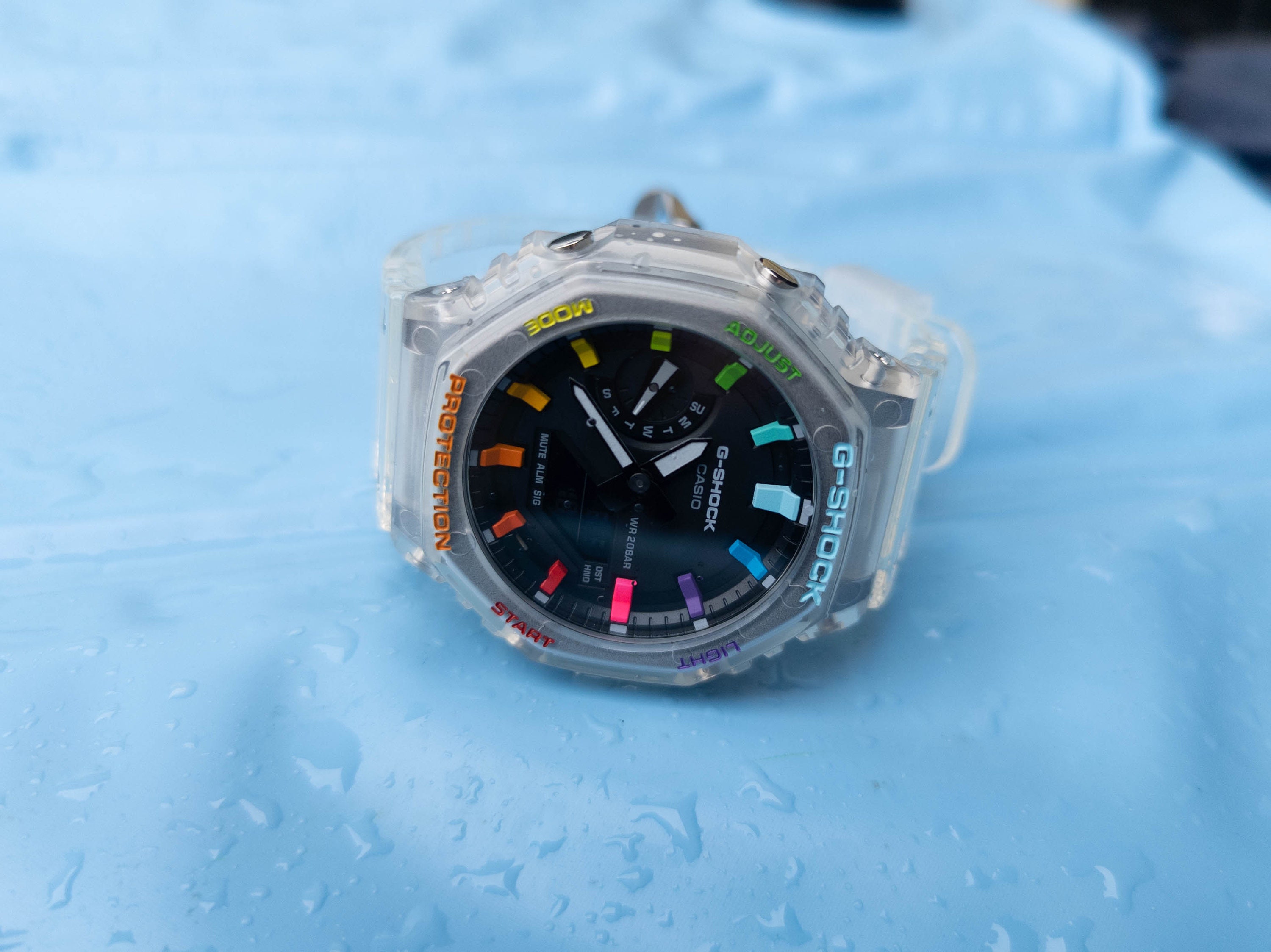 Casio G Shock Jellyfish Rainbow - Casioak Mod - Wrist Watch - One Year ...