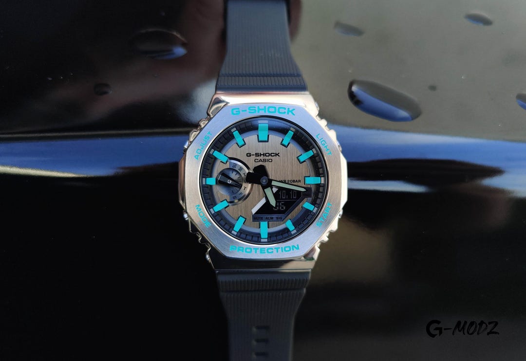 Custom Order G-shock Casioak Tiff Blue GM-2100-7A - Etsy