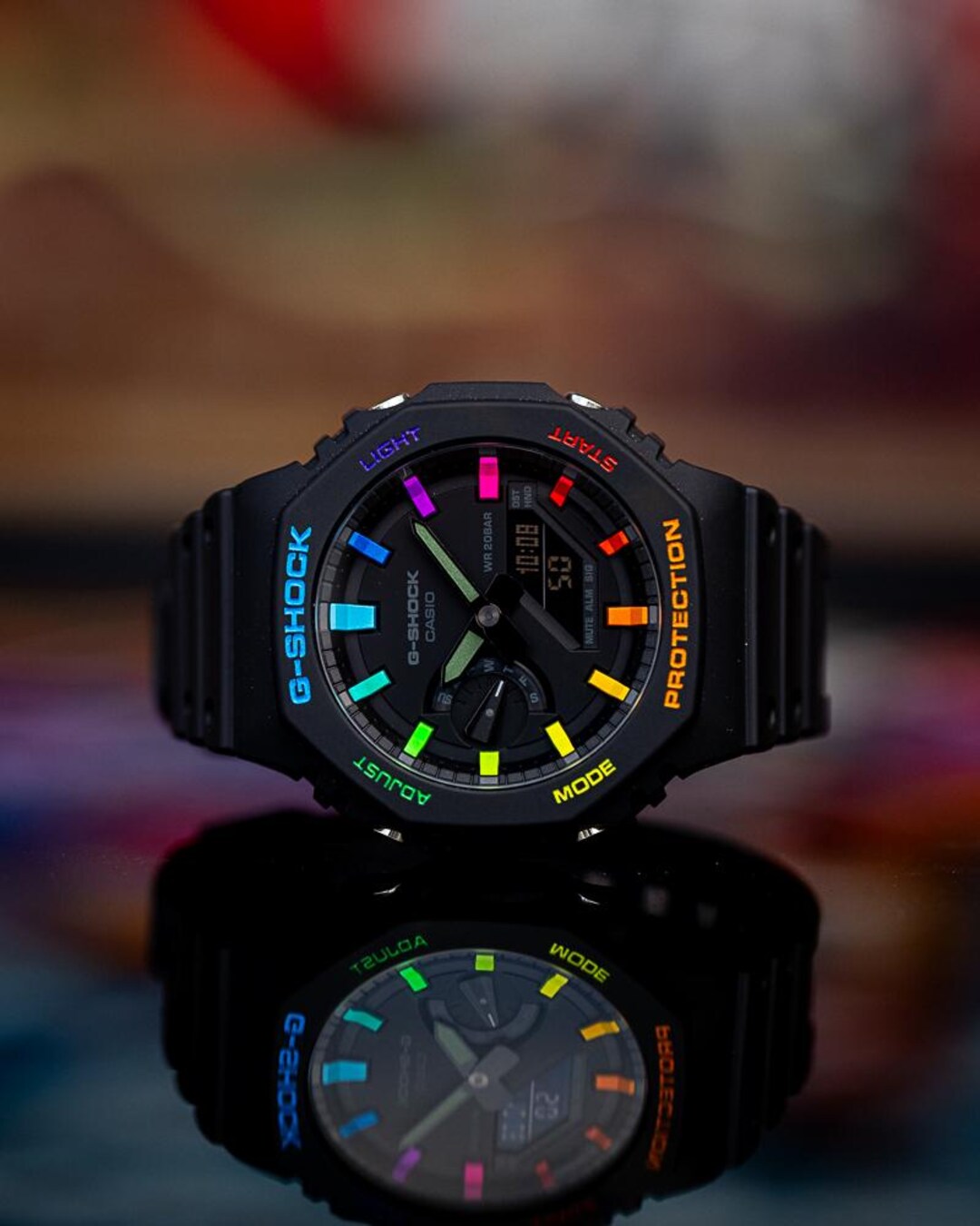 Casio Mod Gshock Casioak Rainbow Modified GA2100 Mod High-quality Mod ...