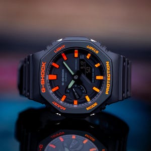 Casio G-shock Casioak GA-2100 Orange Gradient - G-modz High-quality ...
