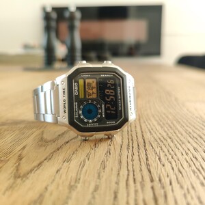 Custom Casio Mod AE-1200 Mod With Half Negative & Colorfull Modified ...