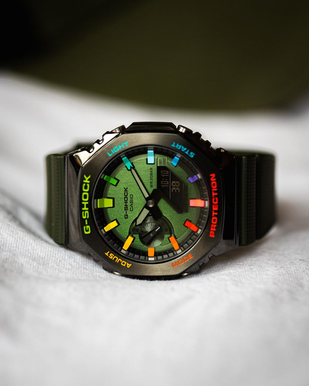 Casio G Shock Steel Rainbow - Casioak Mod GM2100 - Wrist Watch - One ...