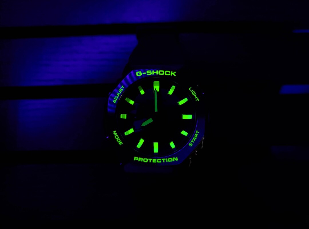 Casio G Shock Neon Yellow UV Glow Modified Steel GM2100 High-quality ...