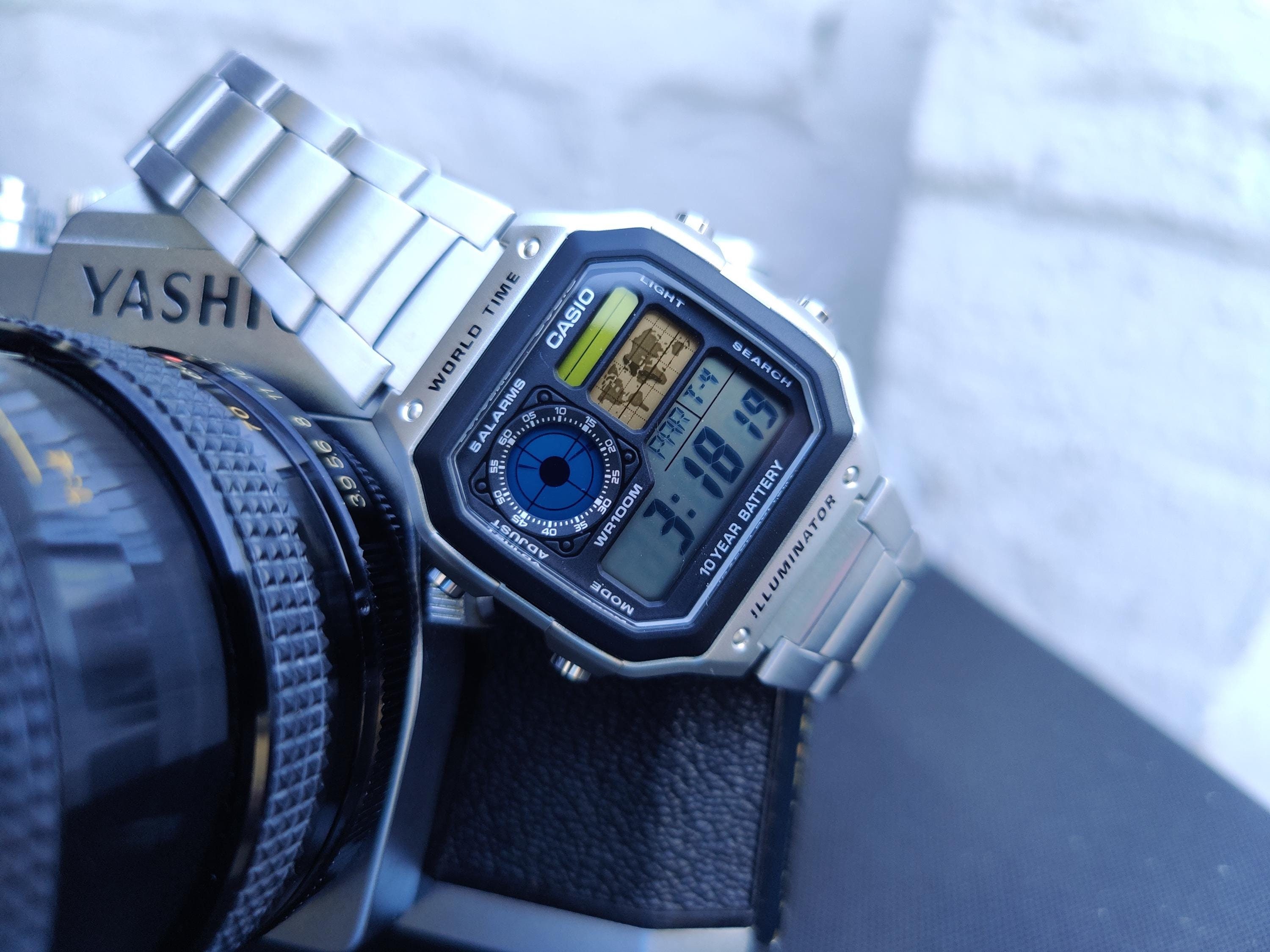 Custom Casio Mod AE-1200 Mod With Colorfull Display - Casio Royale ...