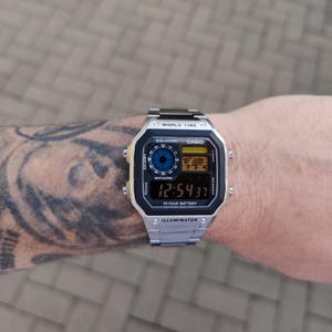 Custom Casio Mod AE-1200 Mod With Half Negative & Colorfull Modified ...