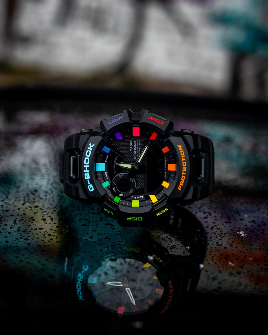 Casio Mod Custom Gshock Rainbow Modified GBA-900 Mod High-quality ...