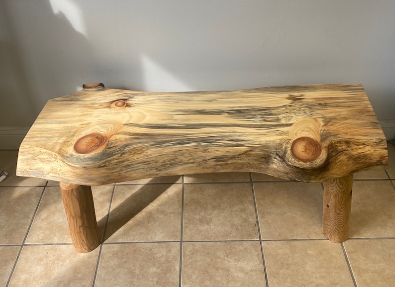 Live Edge Natural Table - Etsy