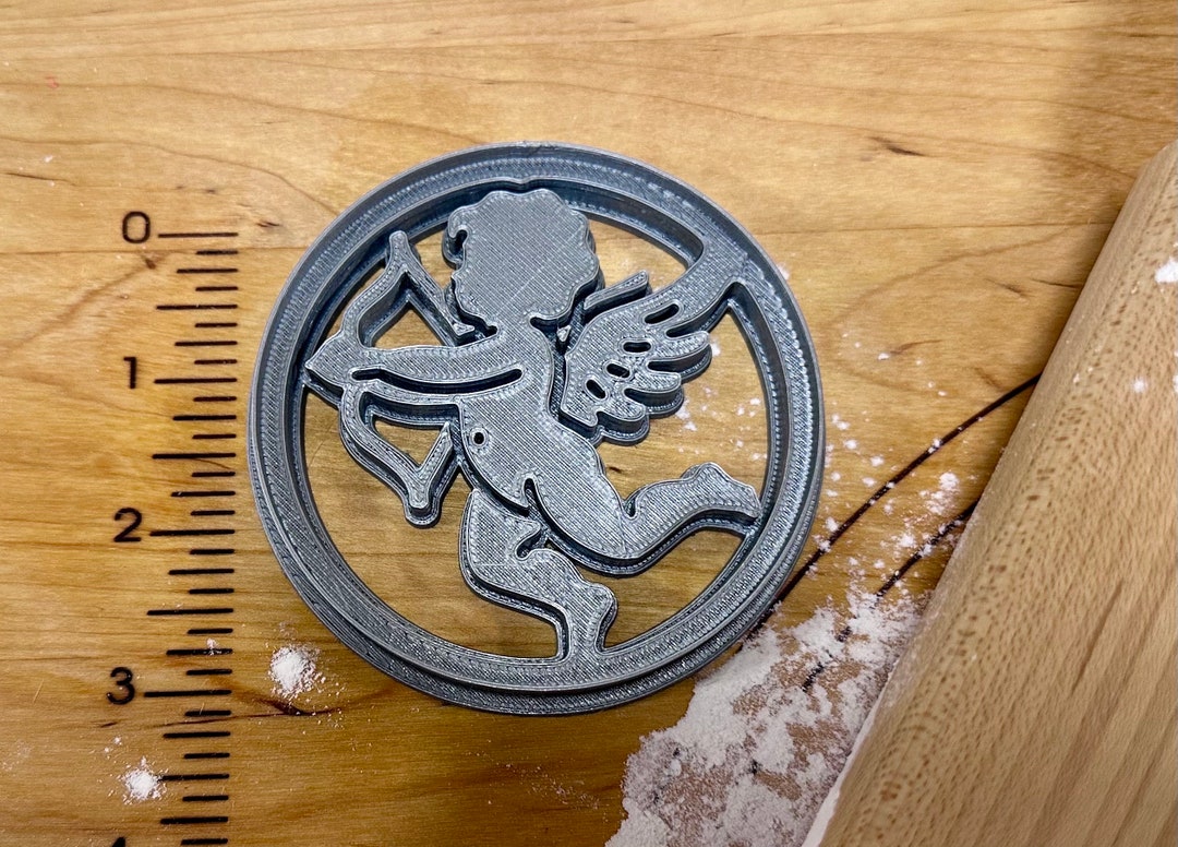 Cupid Cookie Cutter Stamp: Love-themed Baking, 95mm - Etsy