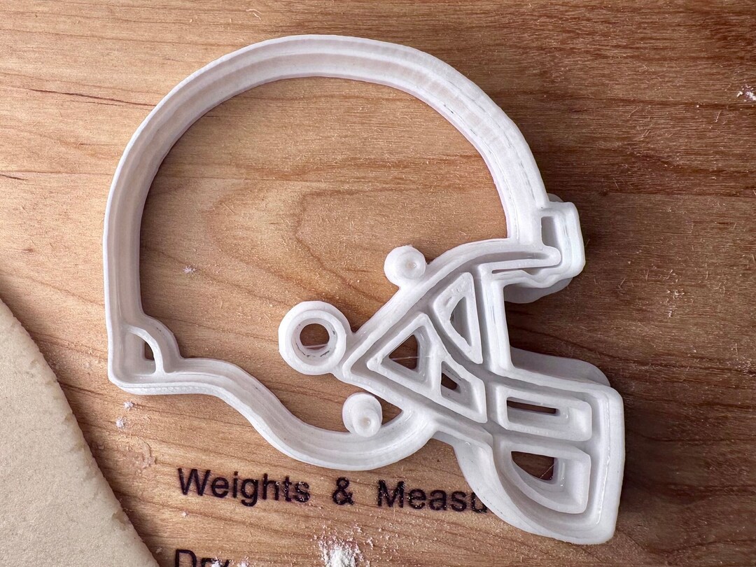 Game Day Delight: Football Helmet Cookie Cutter - Etsy