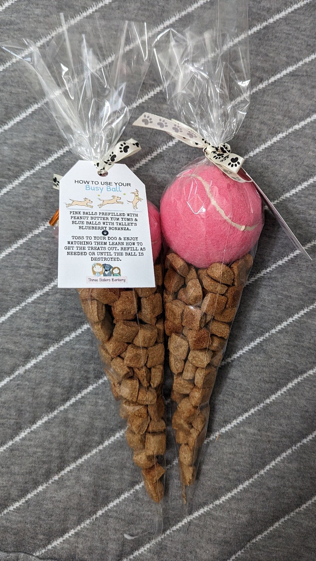 Busy Balls Peanut Butter Yum Yums Treat Filled Dog Enrichment Toy - Etsy