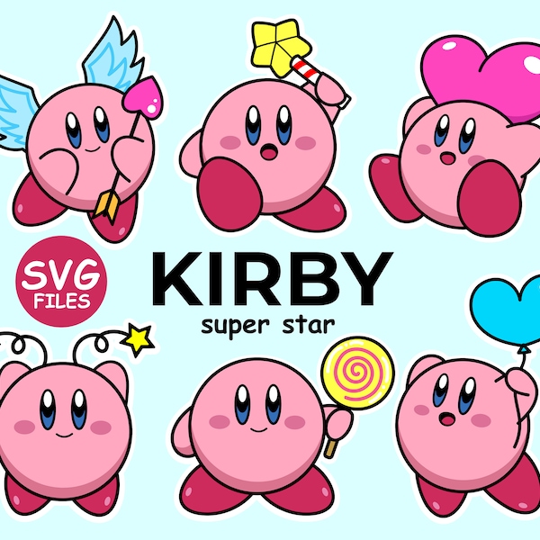 Kirby Sticker - Etsy