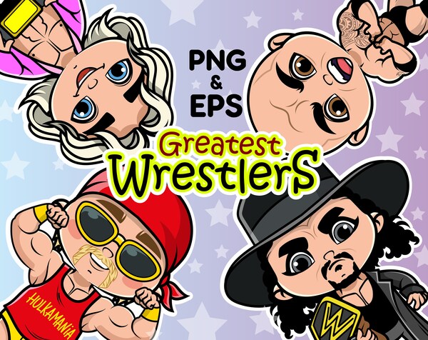 WWE Svg Bundle, PNG, Clipart, Cricut Bundle, Digital Prints, Instant ...