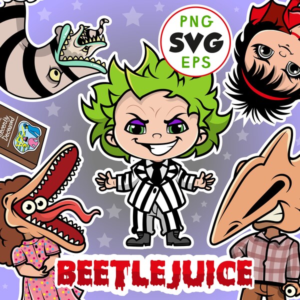 Beetlejuice Svg - Etsy