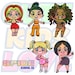 Cute Spice Girls Bundle, Pop Music Clipart, Cute Chibi Musicians ...