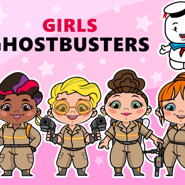 Girl Ghost Clipart - Etsy
