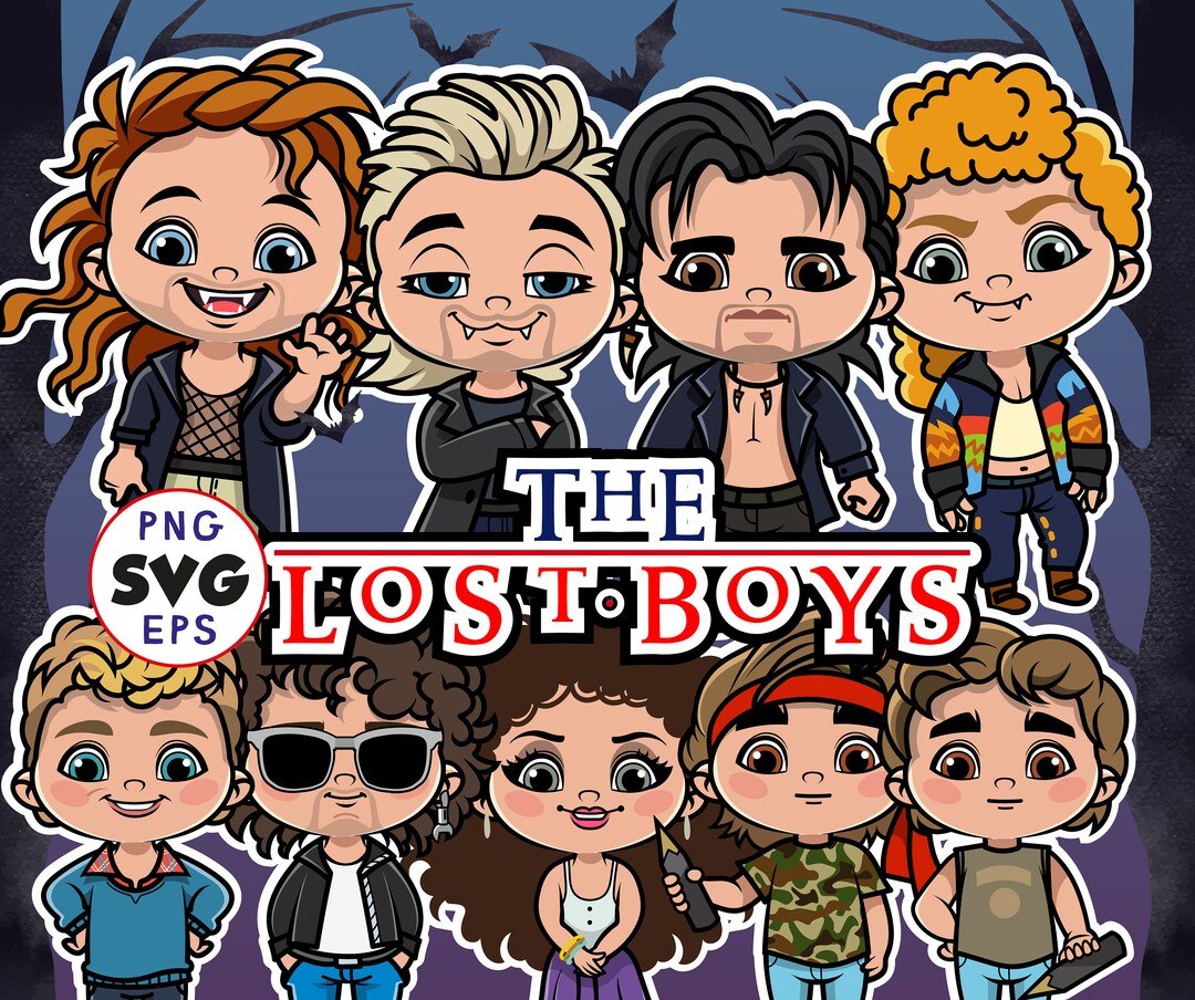 The Lost Boys Characters Clipart Png Halloween Clipart - Etsy Australia