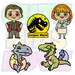 Cute Dinosaurs Babies Characters Clipart, Cute Dinosaur Baby Png ...