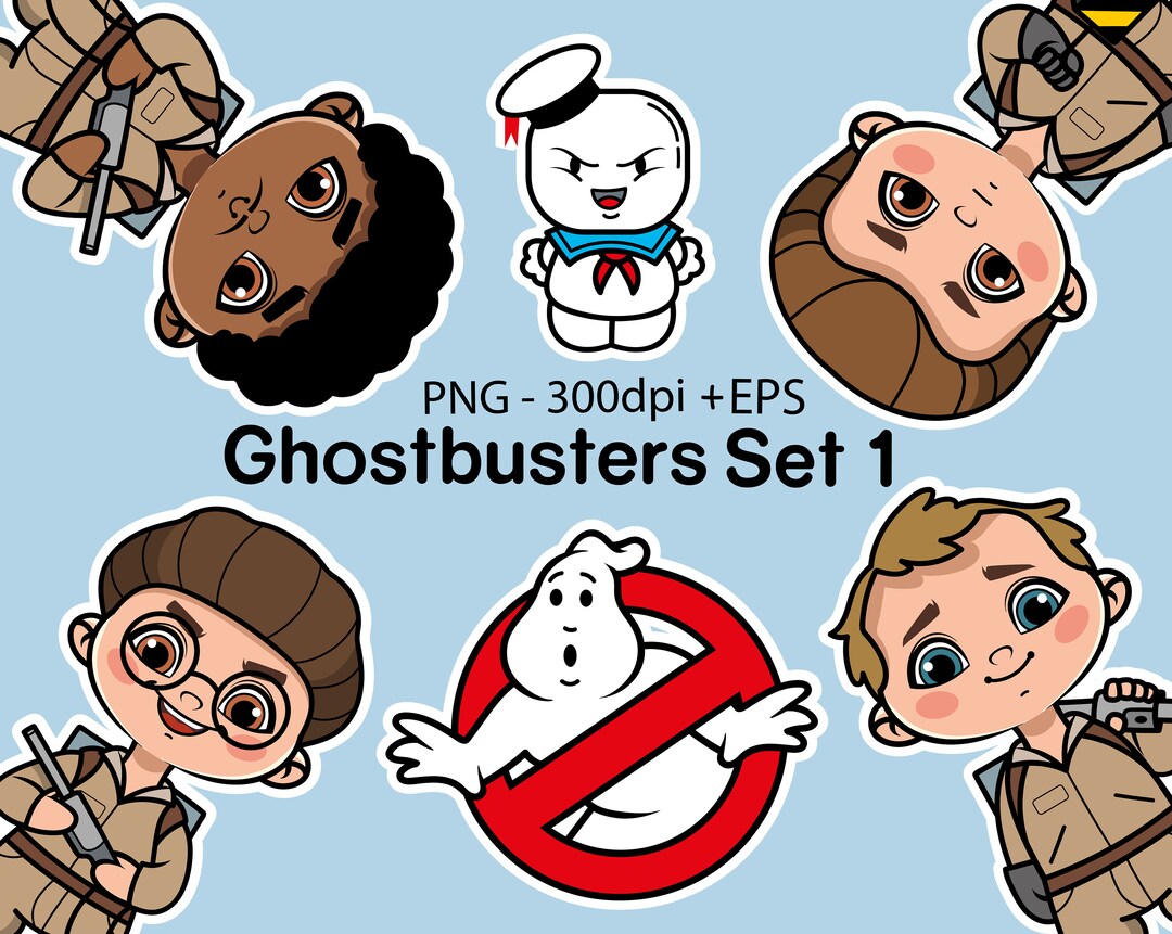 Buy Ghostbusters Clipart SVG, Halloween Digital File, Ghost Digital ...