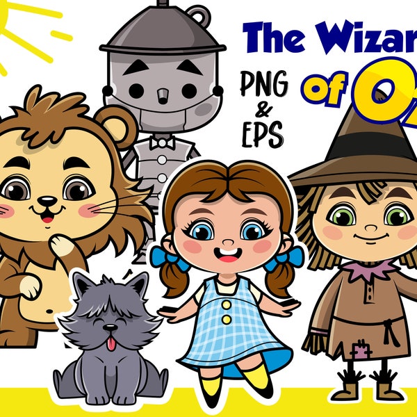 Wizard of Oz Clipart - Etsy