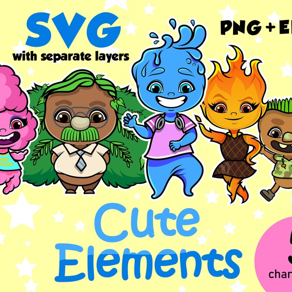 Elemental Anime - Etsy