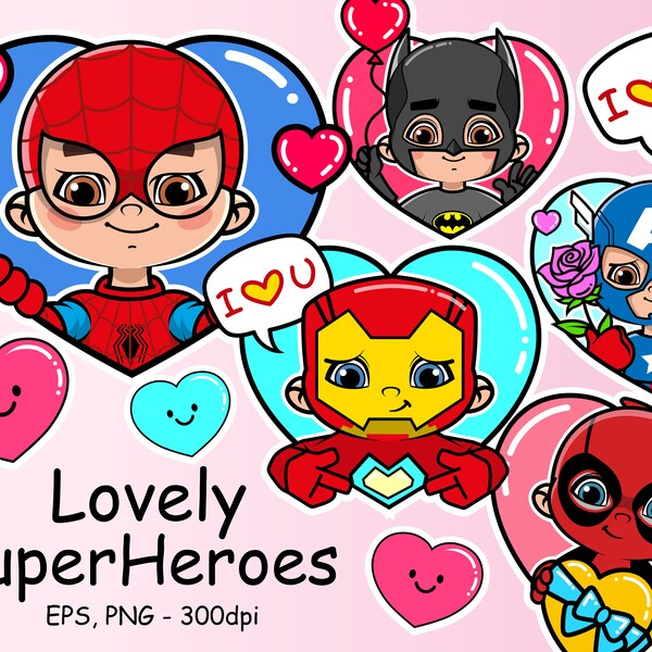 Superhero Valentine - Etsy