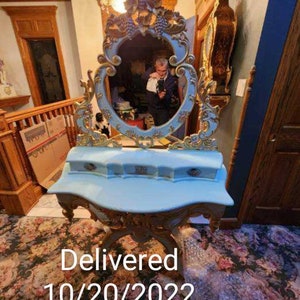 SOLD!! DO NOT Purchase Vintage Elegant Baroque/ Rococo Style Vanity ...