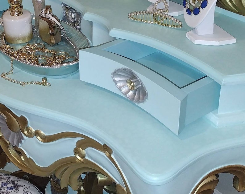 SOLD DO NOT Purchase Vintage Elegant Baroque/ Rococo Style Vanity Royal ...