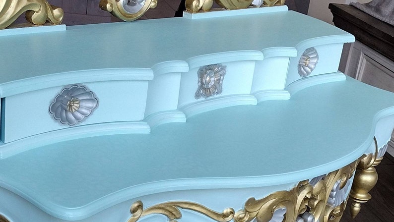 SOLD DO NOT Purchase Vintage Elegant Baroque/ Rococo Style Vanity Royal ...