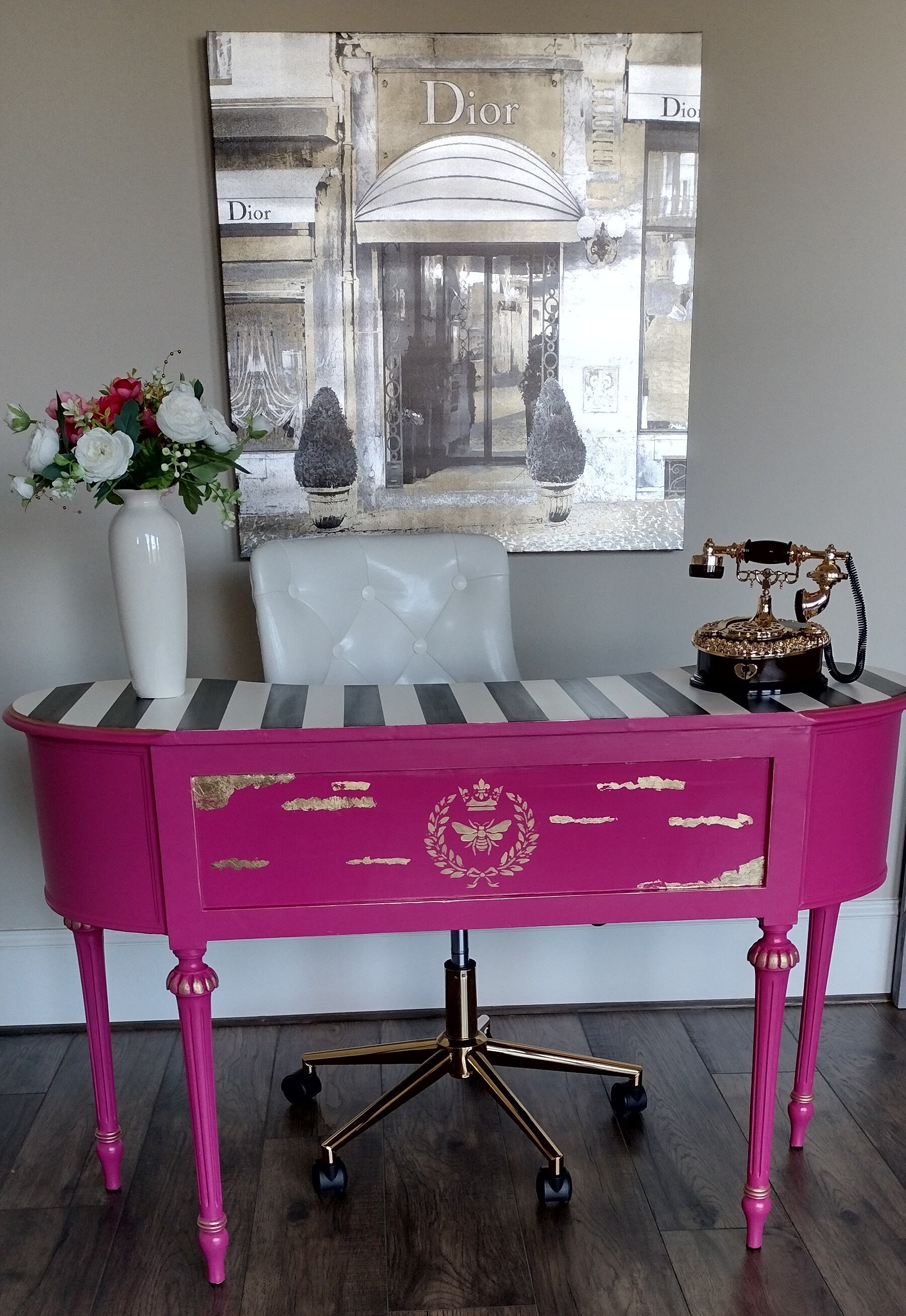 SOLD- Do Not Purchase Vintage Vanity Pink Elegant Diva - Etsy
