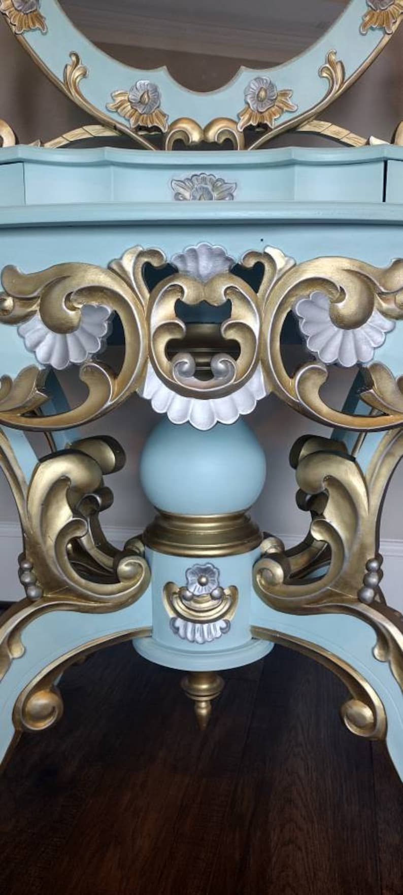 SOLD DO NOT Purchase Vintage Elegant Baroque/ Rococo Style Vanity Royal ...
