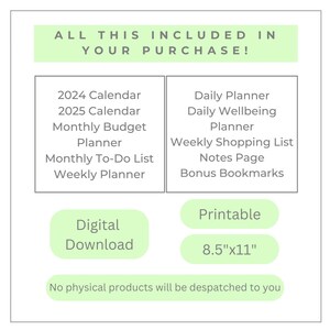 Daily | Weekly | Monthly | Green | Planner | Calendar | Printable | To ...