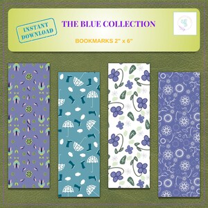 Printable Bookmarks Bundle for Canva PDF (dropbox Required) (11x8.5in ...