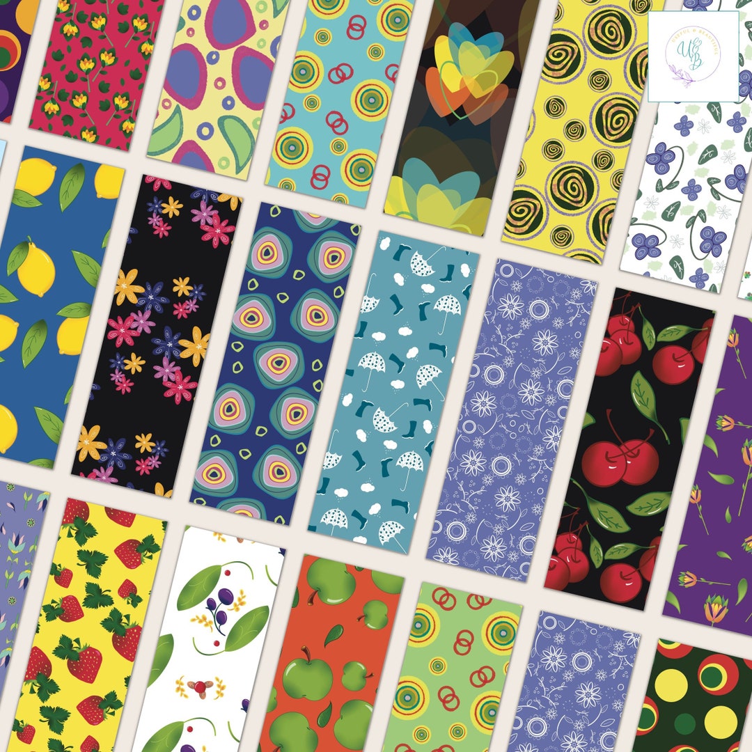 Printable Bookmarks Bundle for Canva PDF (dropbox Required) (11x8.5in ...