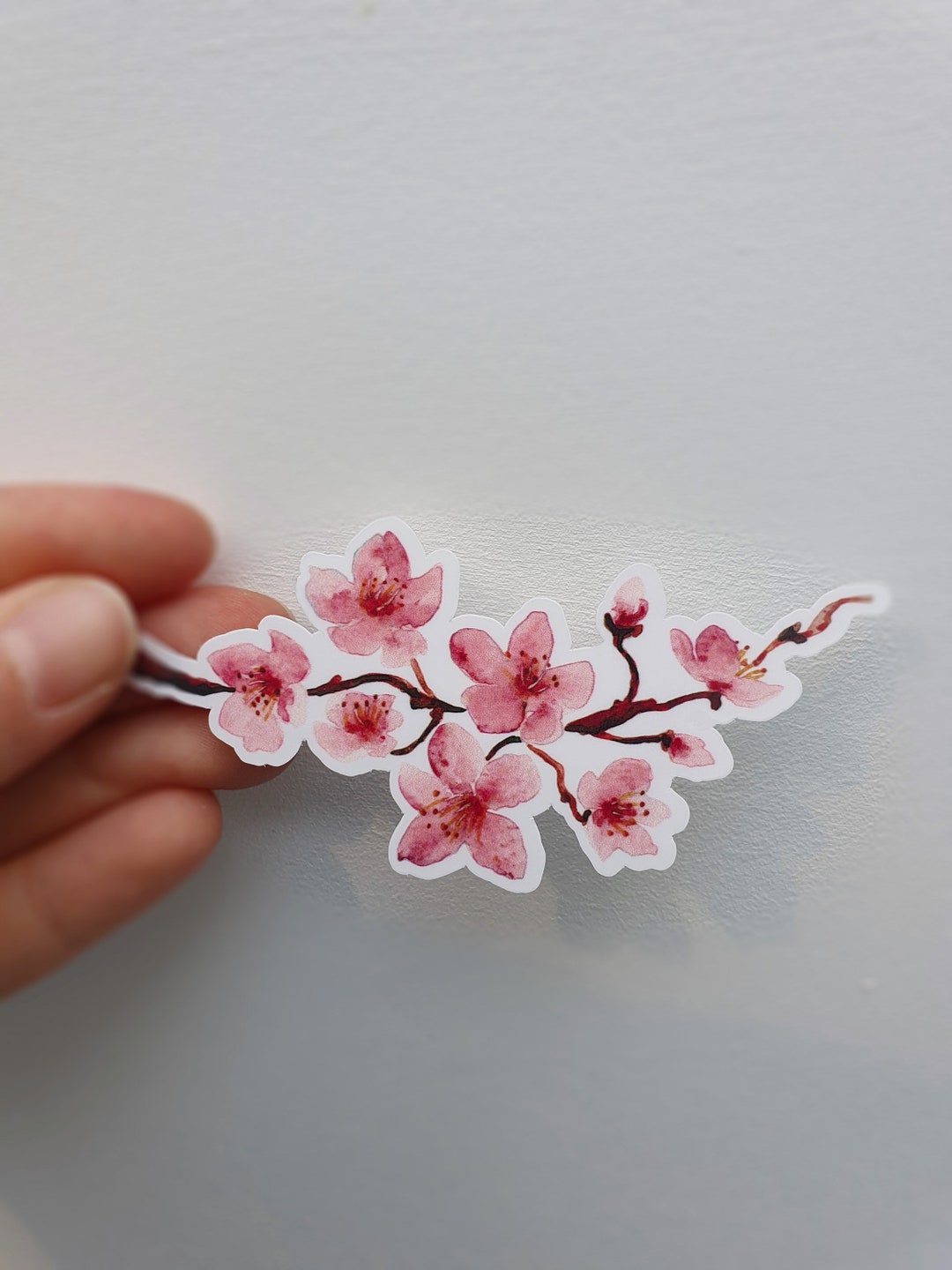 Cherry Flower Sticker | Sakura Blossom Sticker | Laptop Sticker ...