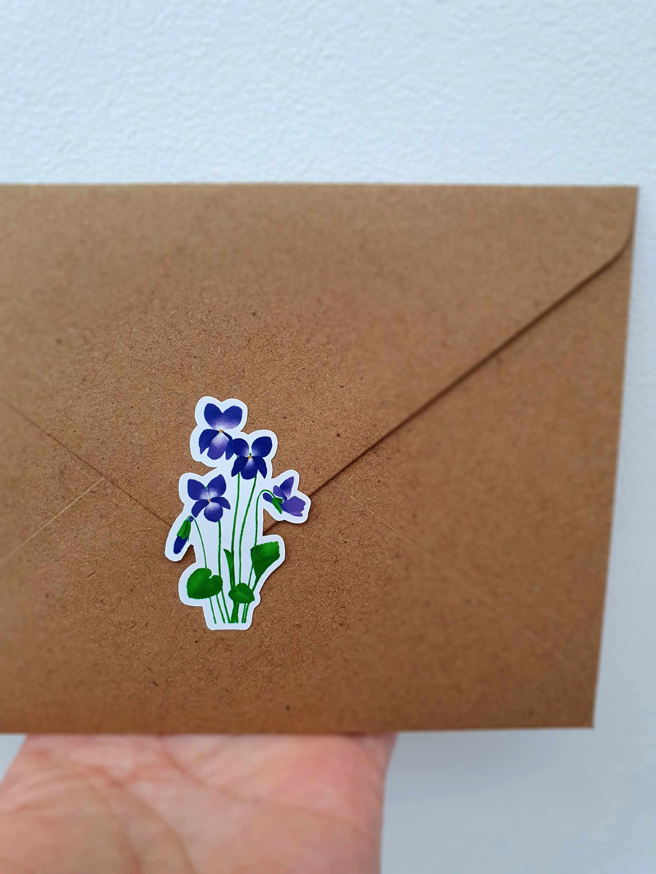 Violet Flower Sticker Sheet - Etsy Canada